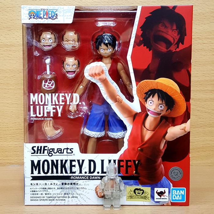 Promo S.H.Figuarts Monkey. D. Luffy 145mm Action Figure -Romance Dawn ...