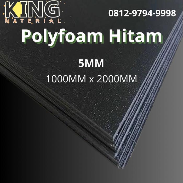 Jual Polyfoam Hitam Tebal 10MM Lebar 100cm × Panjang 200cm - Jakarta ...