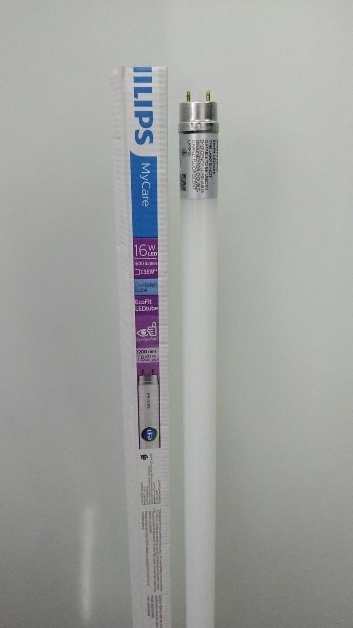 Jual Lampu Philips TL Neon Led Tube T8 Ecofit 16 Watt 1200mm 6500K Putih - Kota Semarang - Pusat ...