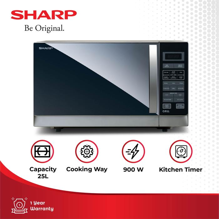 Promo Sharp Microwave Grill Oven 25L R-728 (S) Cicil 0% 3x - Kab ...
