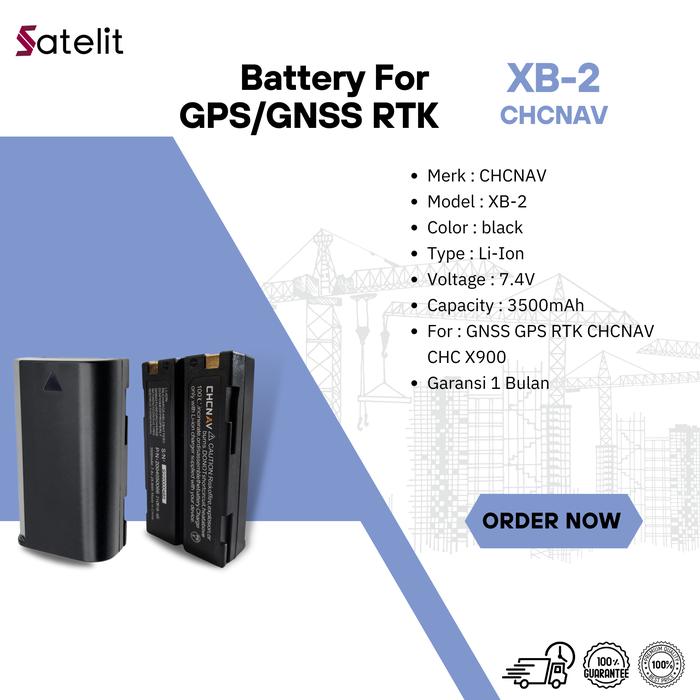 Jual Battery xb2 GPS CHCNAV XB2 For GNSS GPS RTK CHCNAV CHC X900 Li-ion ...