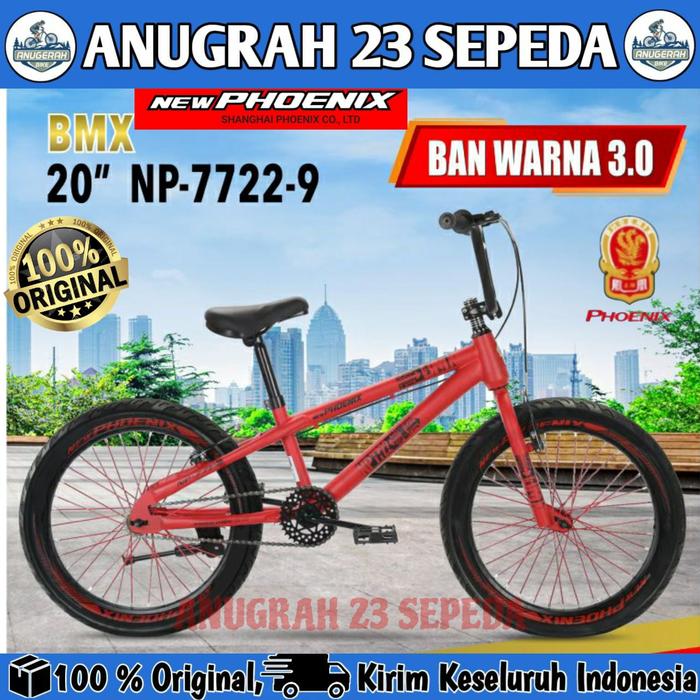 Jual Sepeda BMX Anak Laki PHOENIX 7722-9 Ban 3.0 Ban Warna - Kota ...