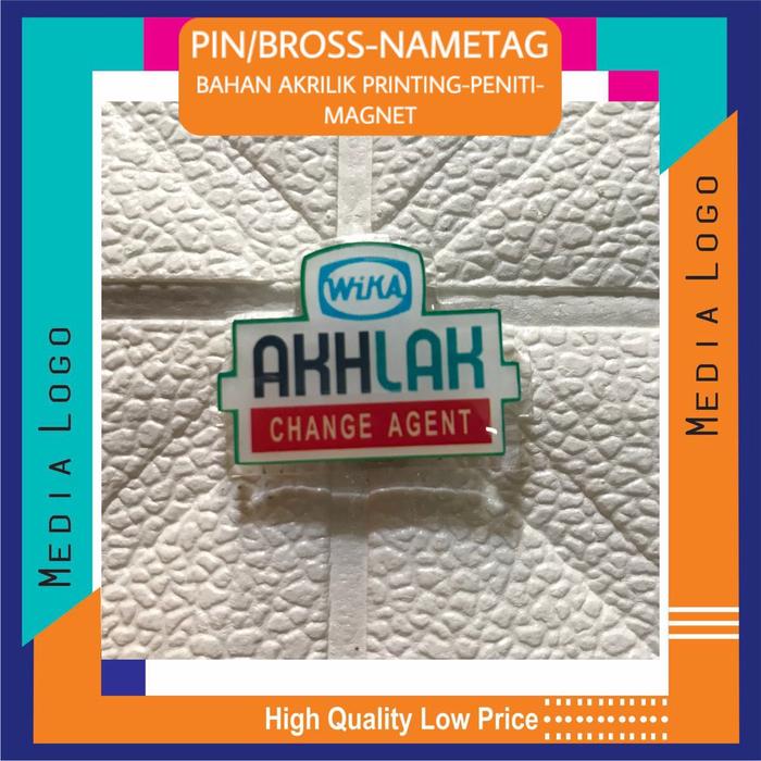 Jual Ready Stock PIN/BROS-NAME TAG LOGO WIKA (Wijaya Karya) Terbaru ...