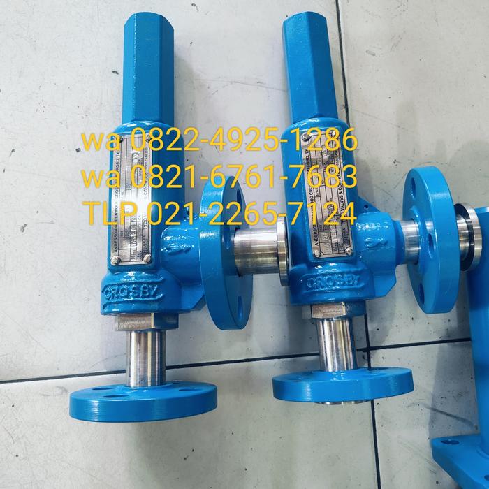 Jual PSV sefety Valve UK 3/4x1 Ansi 150 Material WCB Brand Crosby ...