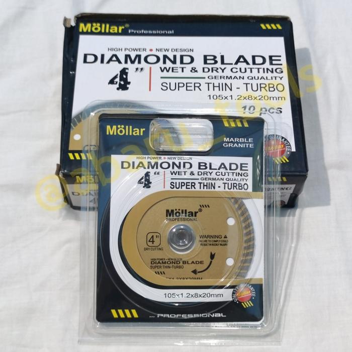 Jual (1 KOTAK ISI 10) Diamond blade diamond wheel diamond whell turbo ...