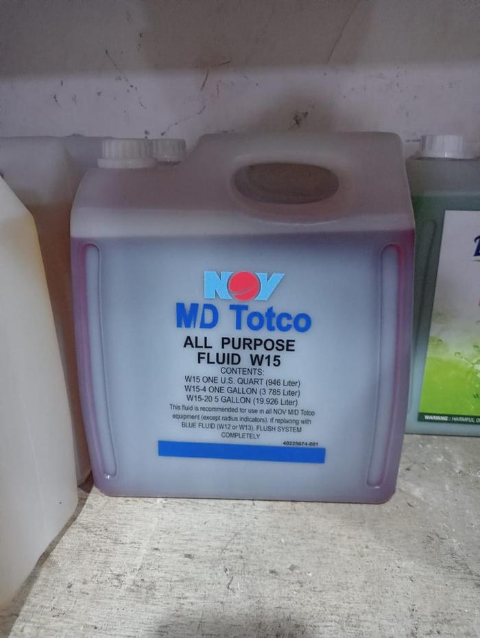 Jual MD TOTCO Fluid W15, 5 Liter - Jakarta Barat - HOBART SAFETY INTL ...