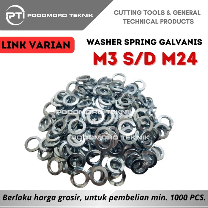 Jual Ring Per Putih M5 M6 M8 M10 M12 M14 M16 M18 M20 M22 M24 Washer ...