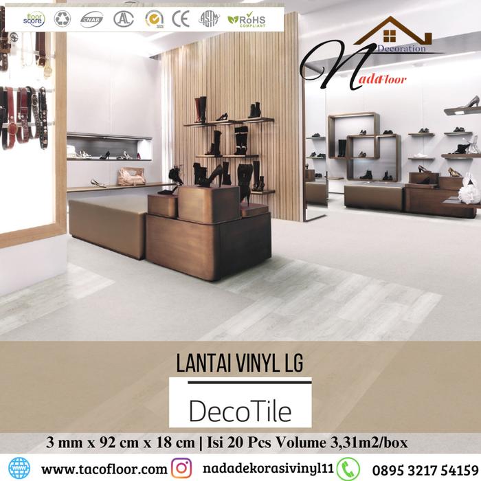Jual lantai vinyl lg decotile 3 mm | lantai vinyl korea motif kayu anti ...