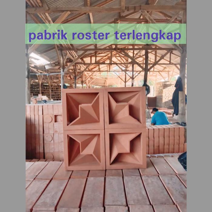 Jual roster beton minimalis, loster beton, roster merah trakota, loster ...