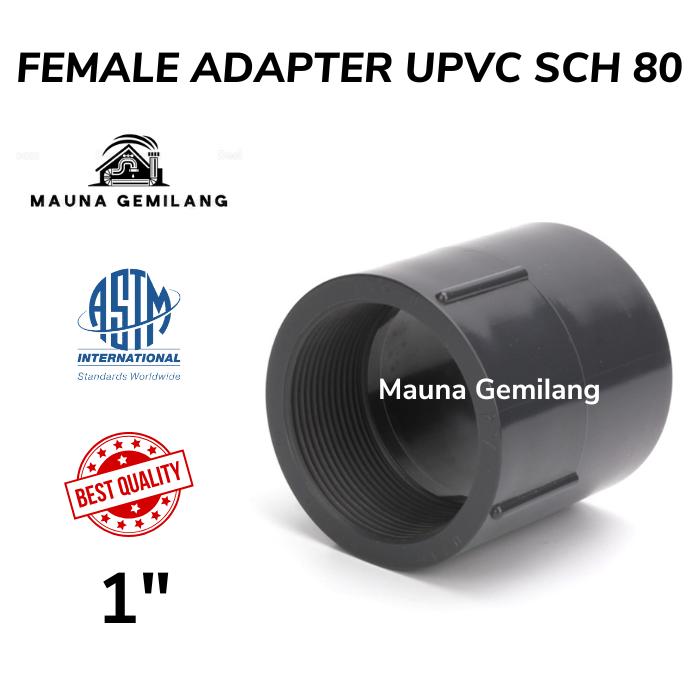 Jual Female Adapter (Sock Drat Dalam) UPVC Sch 80 Socket x Drat Dalam ...