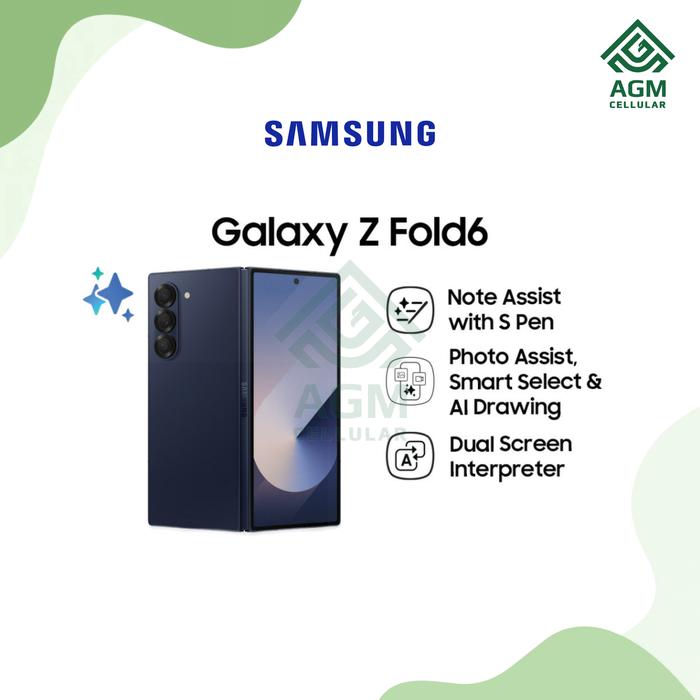 Jual HANDPHONE SAMSUNG GALAXY Z FOLD 6 RAM 12GB/1TB | 12GB/512GB | 12GB ...