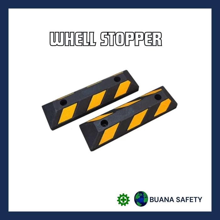 Jual Wheel Stopper Car / Rubber Stoper Parking / Pengganjal Ban ...