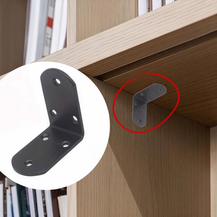 Jual Konektor Sudut Steel Dukungan Tipe-L / Plat Bracket Siku L Besi ...