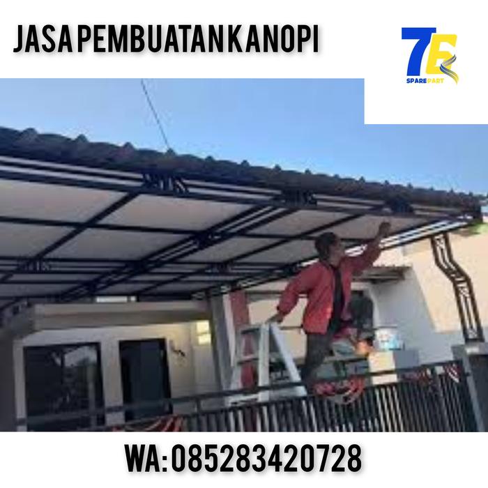 Jual Kanopi Baja Ringan Alderon Polycarbonate Plafon Besi Hollow Desai ...