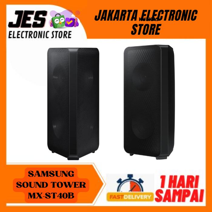 Promo SAMSUNG MX-ST40B SOUND TOWER SPEAKER BLUETOOTH LED | MXST40B MX ST40B Cicil 0% 3x ...