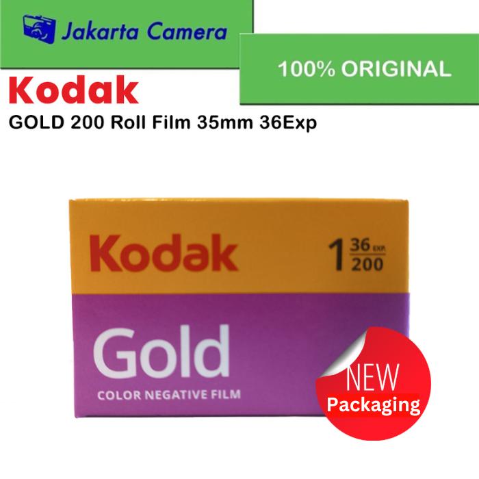 Promo Kodak GOLD Iso 200 Roll Film 35mm 36Exp - Jakarta Barat - JakartaCamera | Tokopedia