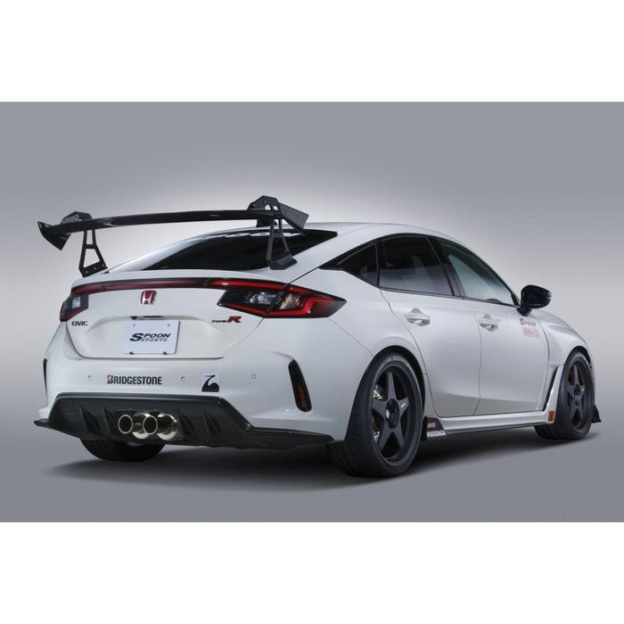 Jual Spoon Crane Neck wing Civic type R FL5 dry carbon GT wing spoon ...