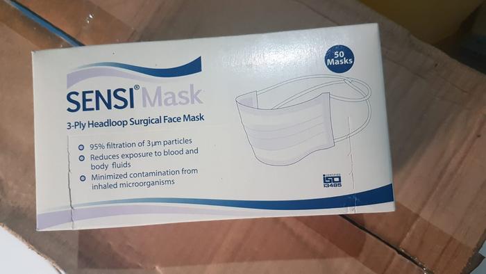Jual MASKER MEDIS SENSI GREY/MASKER SENSI 3PLY - Kab. Sleman - Rental ...