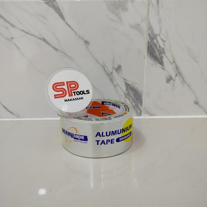 Jual ISOLASI ALUMINIUM FOIL / LAKBAN PLESTER PANCI / AC 2" 48MM X 25M ...