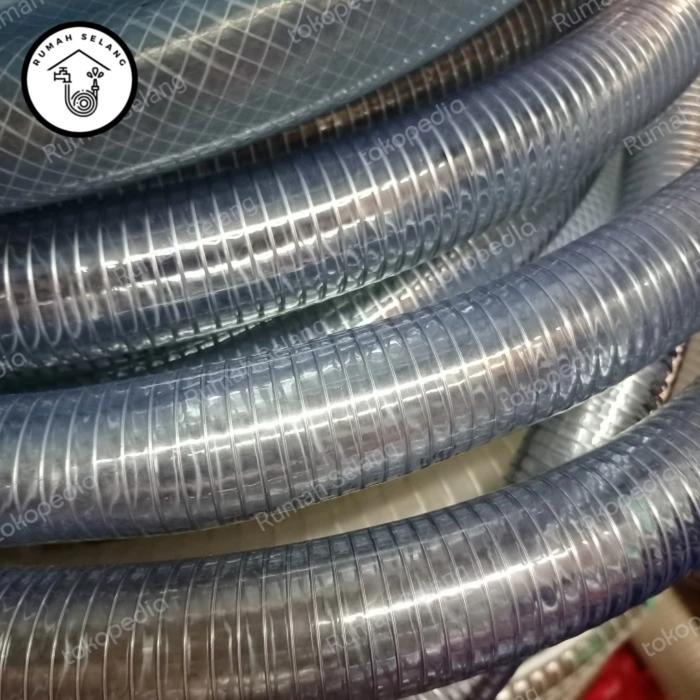 Jual Selang Spiral Kawat 1 1/2 Inch Rollan / Selang Spring 1 1/2 Inci ...