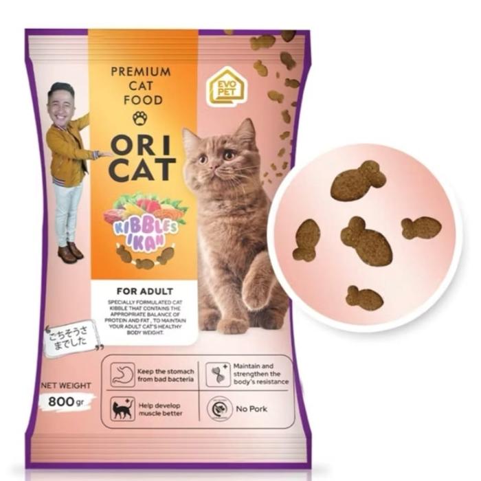 Jual Ori Cat Dry Food Adult 800gr Tuna Kibbles Ikan - Kota Tangerang ...