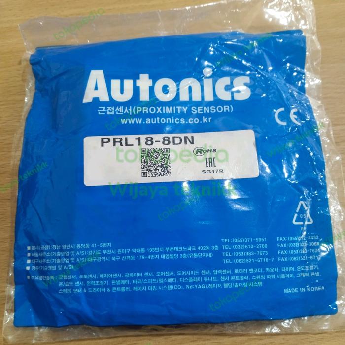Jual proximity sensor prl18-8dn autonics prl18-8dn korea sensor prl18 ...