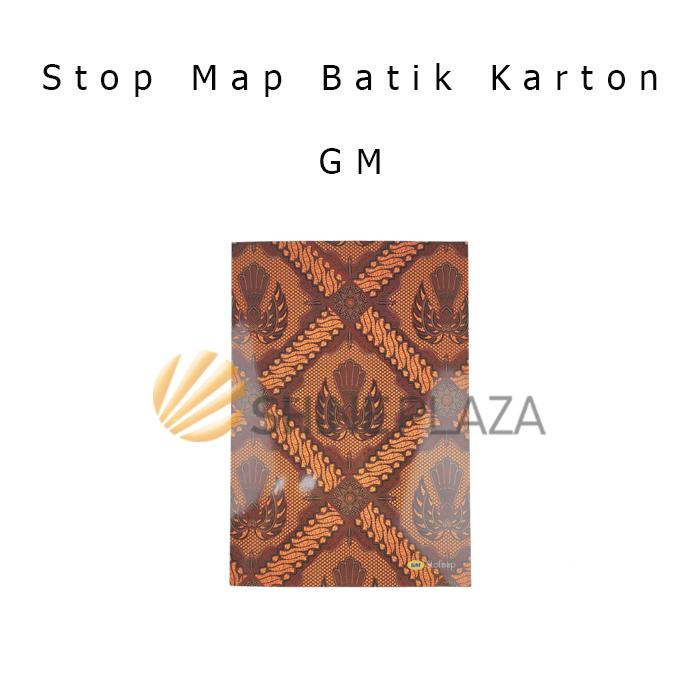 Jual Stop Map Karton GM Motif Batik Folio - StopMap Kertas F4 Untuk Meeting Upacara - Kota ...