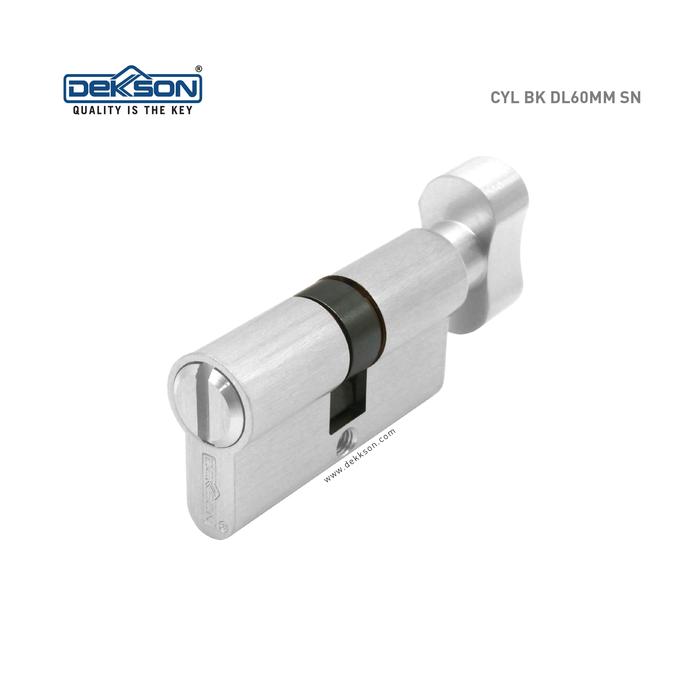 Jual Silinder Kunci Pintu WC Cylinder Dekkson CYL BK DL 60MM SN Dekkson ...