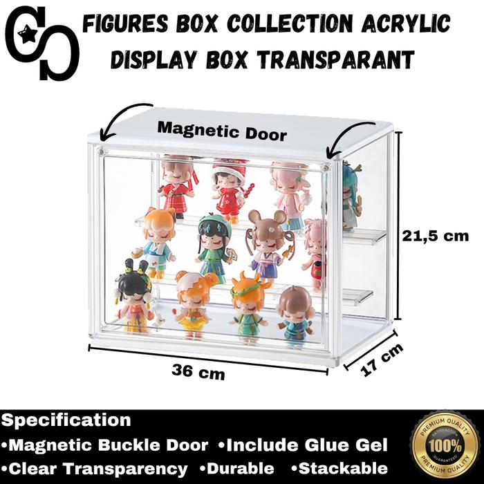 Jual Figures Box Collection Acrylic Display Box Transparant - Coby Box ...