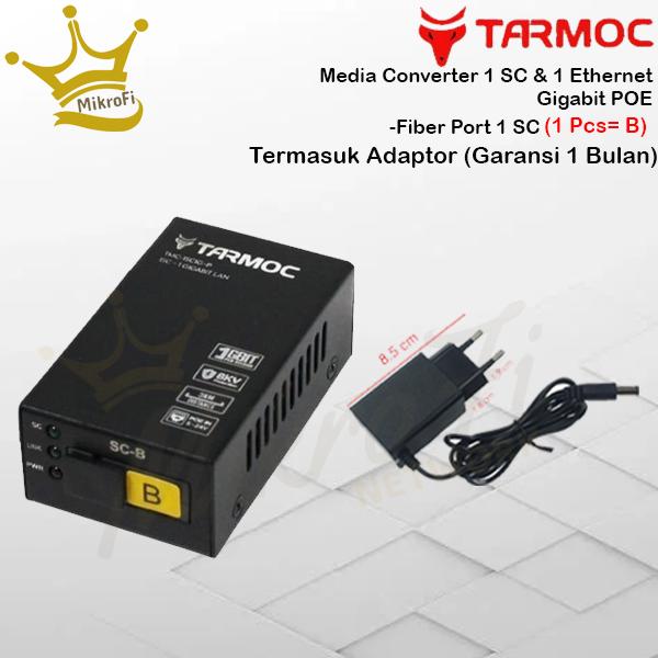 Jual Tarmoc TMC-1SC1G-P | 1 FO 1 LAN Gigabit POE IN 5-24V HTB Mini GS ...