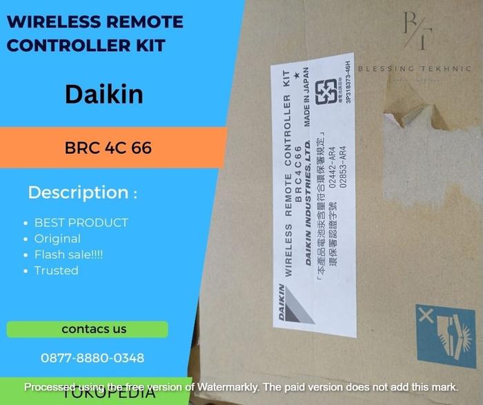 Jual Wireless Remote Controller kit Daikin BRC4C66 - Jakarta Utara ...