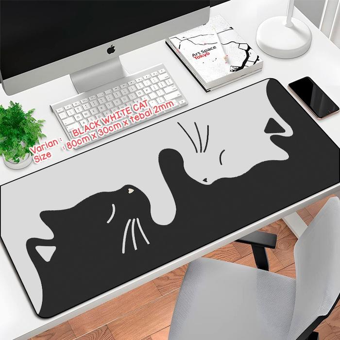 Jual Mousepad gaming premium panjang mouse pad motif kucing cats alas ...