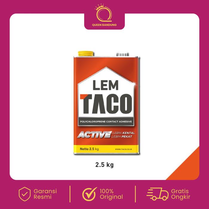 Jual TACO ACTIVE Lem Kuning Active Kemasan Galon 2.5kg - Kota Bandung ...