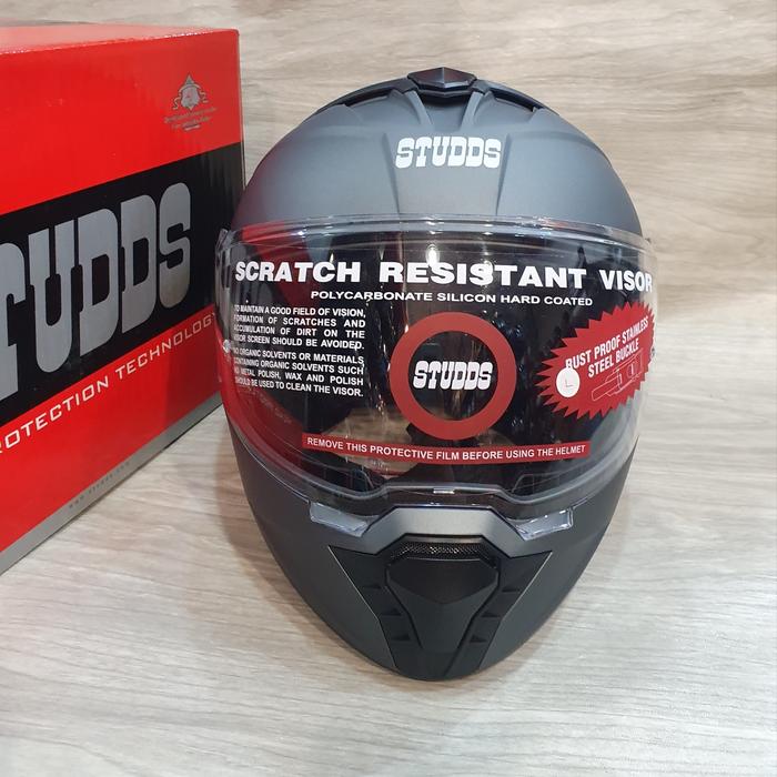 Jual HELM STUDDS TROOPER MODULAR FLIP UP SOLID - Gun Grey - Kota ...