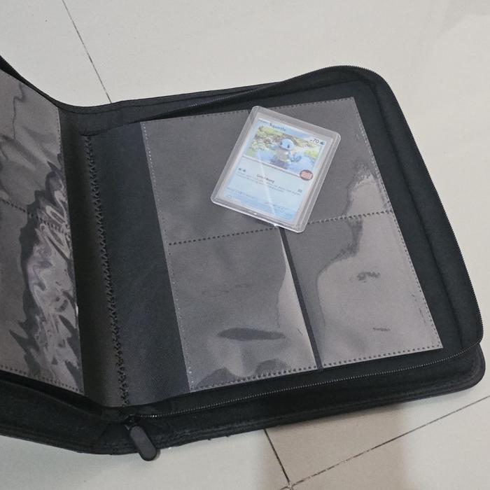 Jual binder album toploader kartu koleksi pokemon 2x2 dengan resleting ...