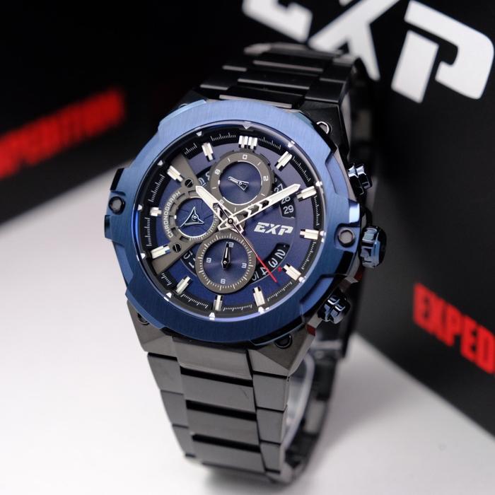 Jual JAM TANGAN PRIA EXPEDITION EXP 6838 / E6838 ORIGINAL CHRONOGRAPH - BLACK BLUE - Jakarta ...