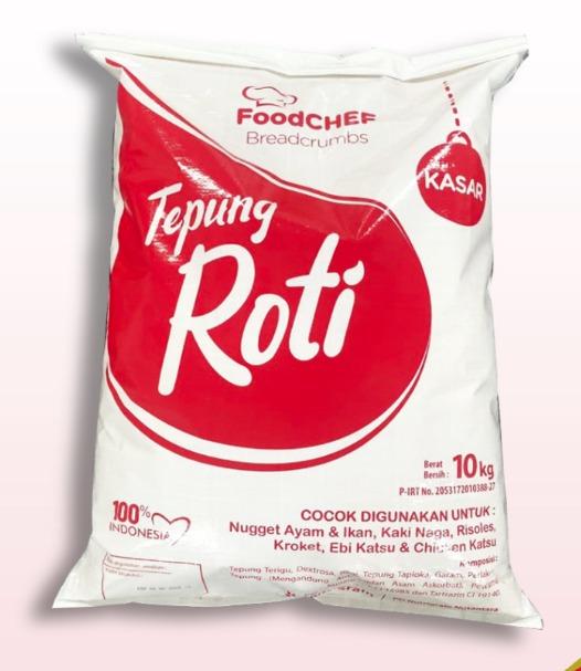 Jual Tepung Roti Mix Food Chef Kasar 10kg - Bread Crumb Mix - Gosend ...