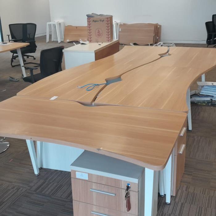 Jual Meja meeting 3-4 meter panjang, kayu asli+multiplex minimalis ...