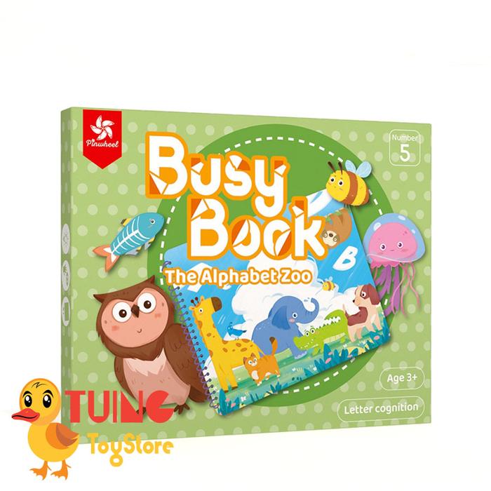 Promo Education Toys Toddler Mainan Edukasi Anak | Busy Book Level 5 ...