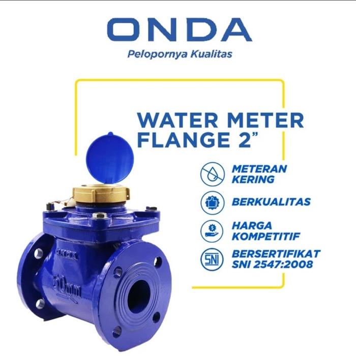 Jual Water Meter Onda 2 Inch / Meteran Air Onda DN50 (50mm) SNI ...