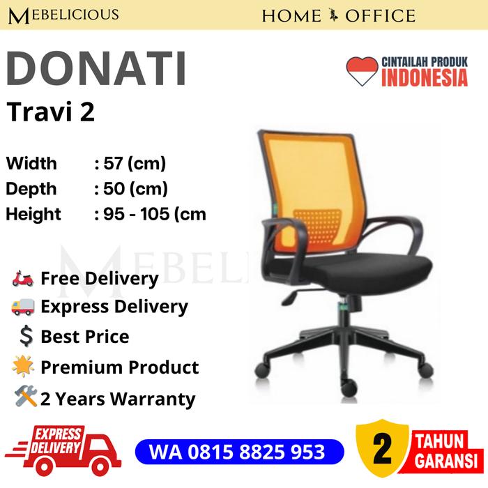 Jual Kursi Kantor Office Chair Donati Travi 2 Decco Chair - Kota ...
