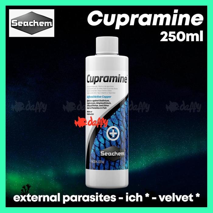 Jual Seachem CUPRAMINE 250ml (external parasite killer) - Kab. Badung ...
