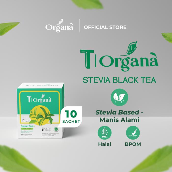 Jual T|Organa Active-T 10Tbag 2gr - Teh Celup Manis Bebas Gula (Sugar ...