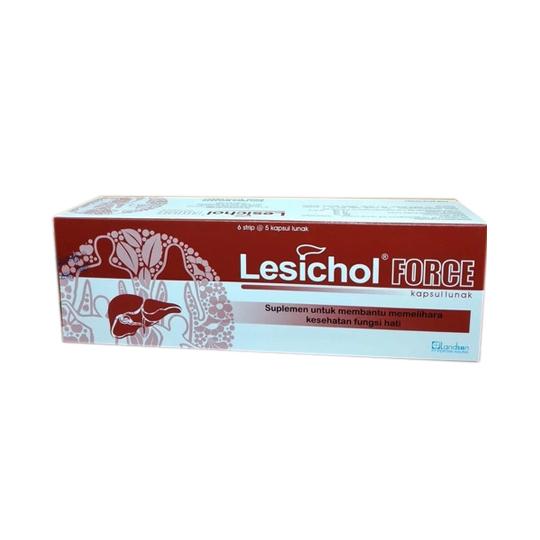 Jual Lesichol Force Box 30 Kapsul / lembar 5 Kapsul - Suplemen ...