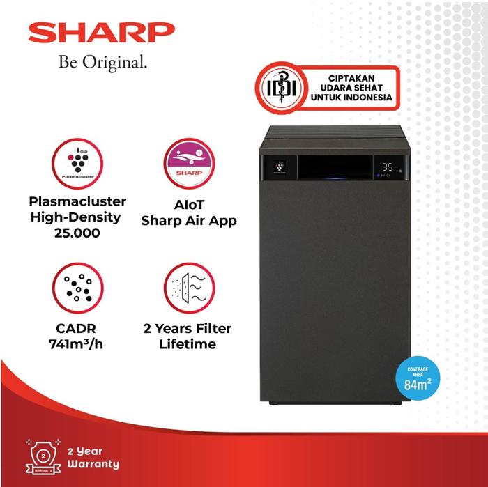 Promo Sharp Air Purifier FX-S120Y-H Purefit Series 84m2 / FXS120YH / FX ...