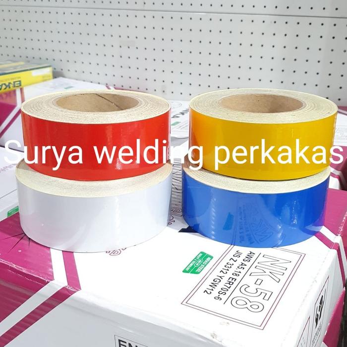 Jual stiker reflective 5cm x 45 meter model 3m /sticker reflector ...