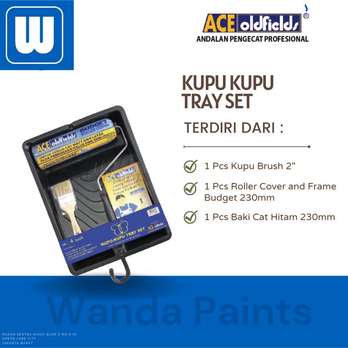 Jual 1 SET ACE OLDFIELDS BAK CAT KUAS 2" ROLL KUAS - Jakarta Barat ...