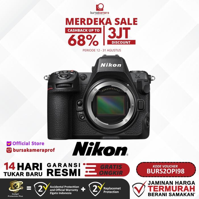 Promo Nikon Z8 Body Only Mirrorless Camera Nikon Z 8 Z-8 Body GARANSI ...