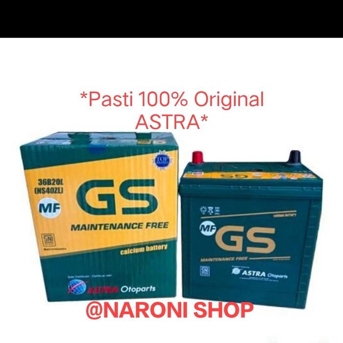 Jual Aki mobil GS NS40ZL/36B20L MF/Kering Ertiga,jazz,Agya,Sigra,Expander - Kab. Bekasi - NARONI ...