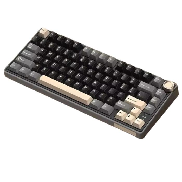 Promo Royal Kludge RK R75 QMK/VIA RGB Knob 75% Gasket Mechanical ...